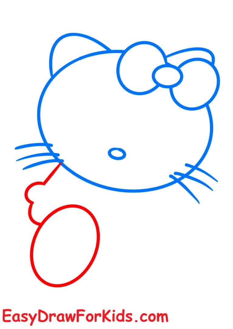 How To Draw Hello Kitty – 4 Ways (With Pictures)