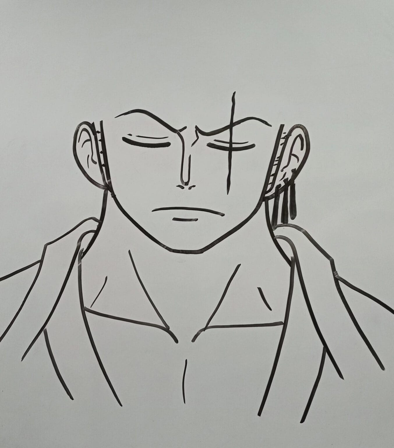How To Draw Roronoa Zoro From One Piece – 3 Ways (With Pictures)