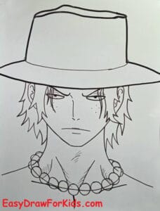 How To Draw Portgas D. Ace From One Piece – 2 Ways (With Pictures)