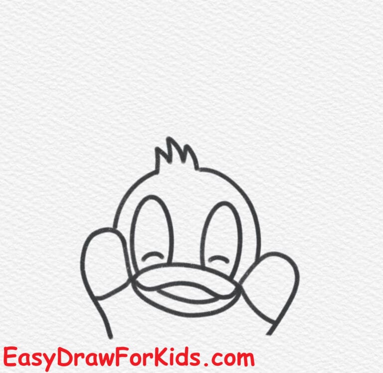 How To Draw Donald Duck - 3 Ways (With Pictures)