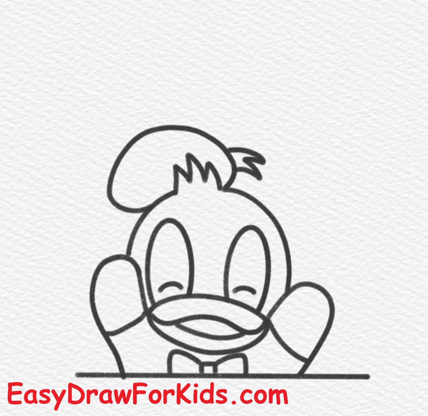 How To Draw Donald Duck - 3 Ways (With Pictures)