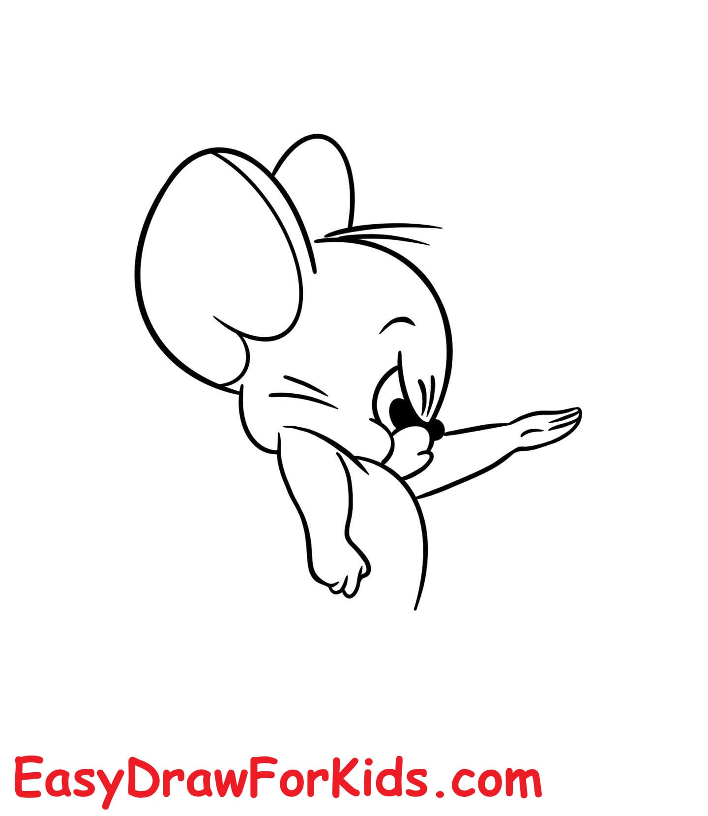 How To Draw Jerry Mouse - 7 Ways (With Pictures)
