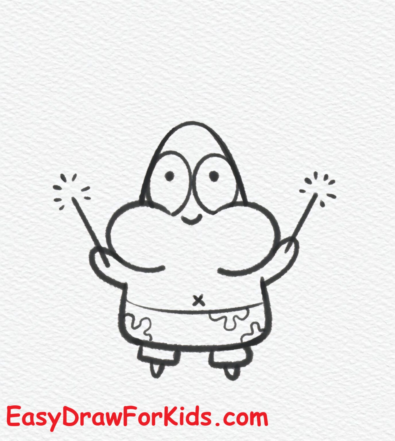 How To Draw Patrick Star From SpongeBob SquarePants - 7 Ways (With ...