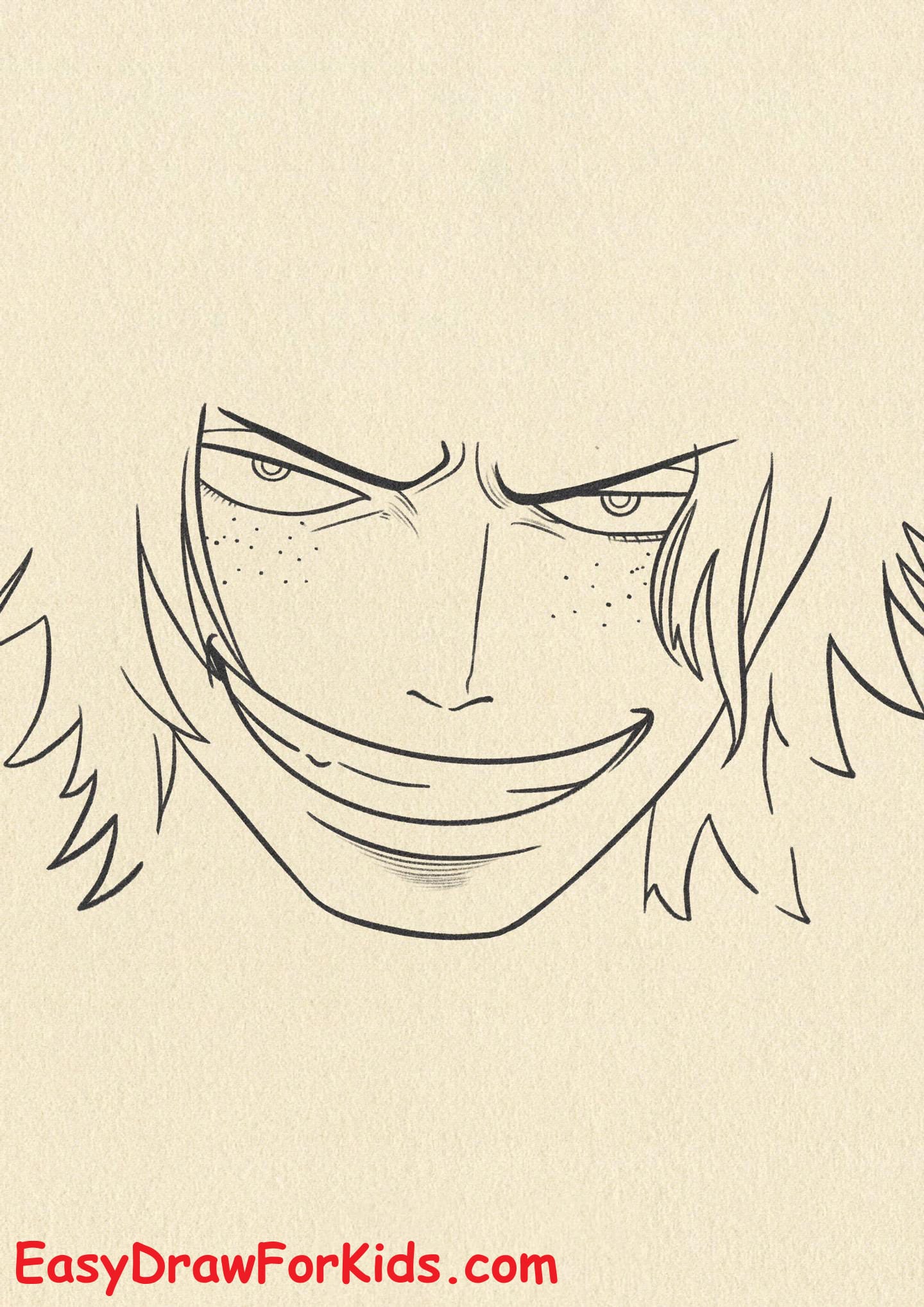 How To Draw Portgas D. Ace From One Piece – 2 Ways (With Pictures)
