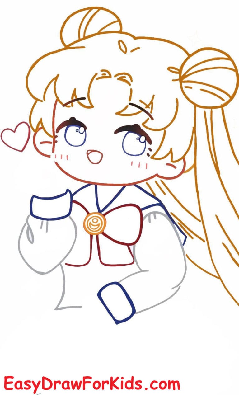 How To Draw Sailor Moon - 2 Easy Methods For Beginners