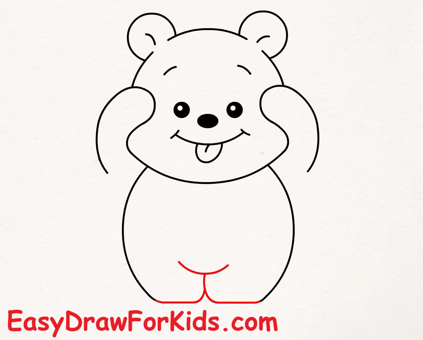 How To Draw Winnie The Pooh - 3 Ways (With Pictures)