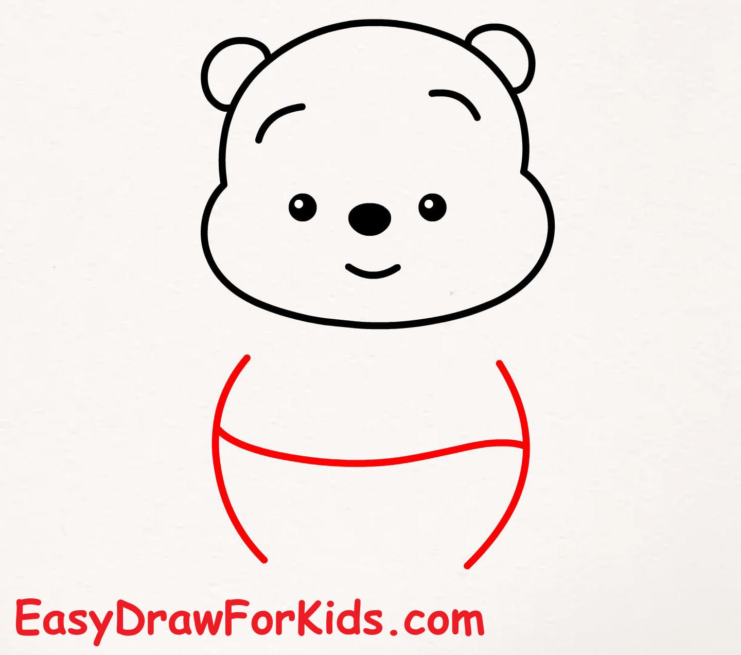 How To Draw Winnie The Pooh - 3 Ways (With Pictures)