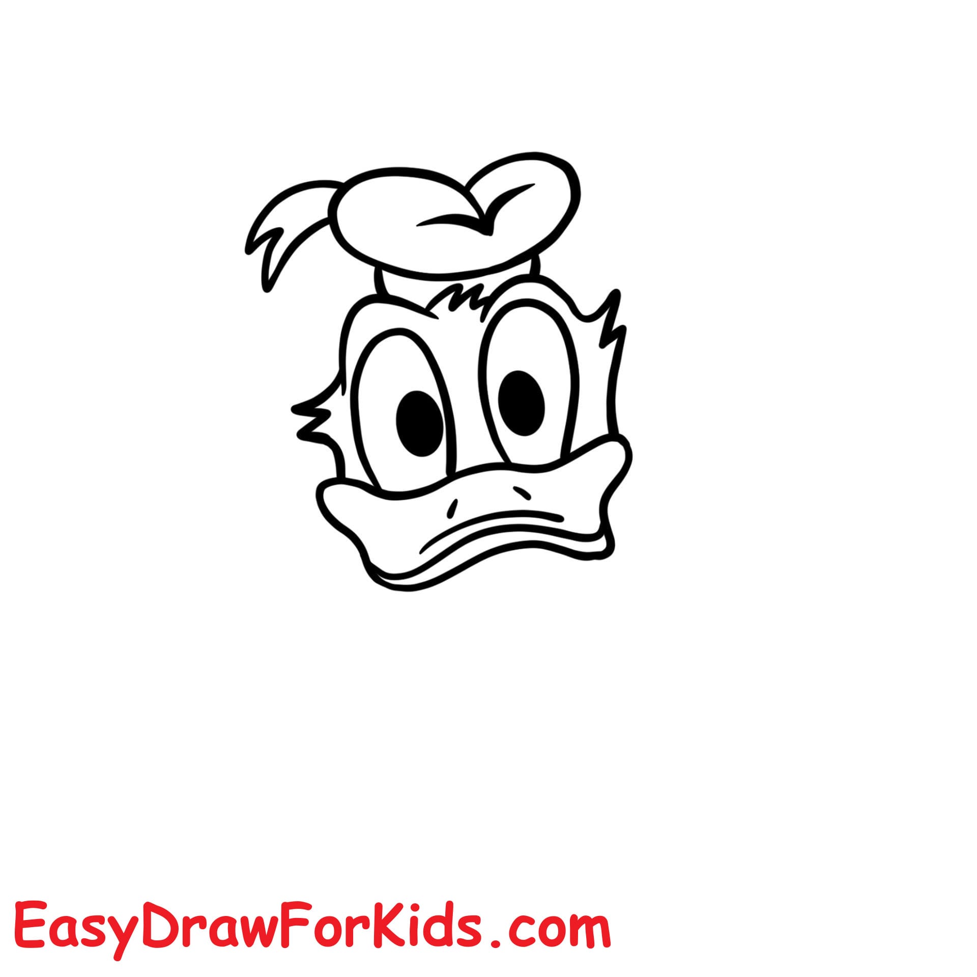 How To Draw Donald Duck - 3 Ways (With Pictures)