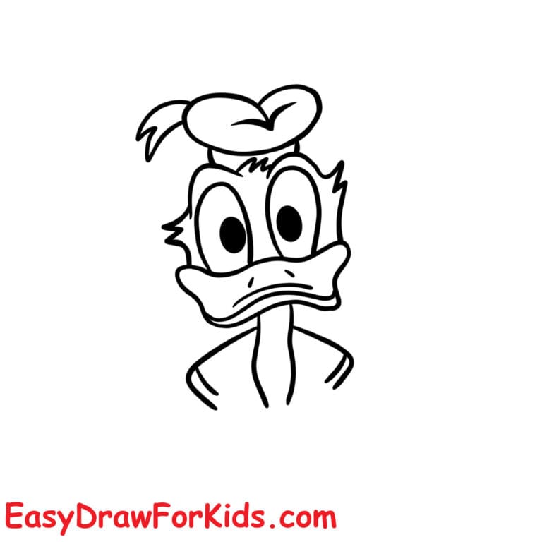 How To Draw Donald Duck - 3 Ways (With Pictures)