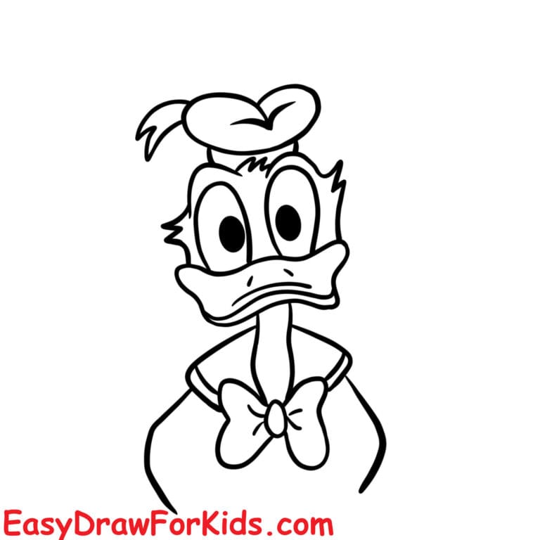 How To Draw Donald Duck - 3 Ways (With Pictures)