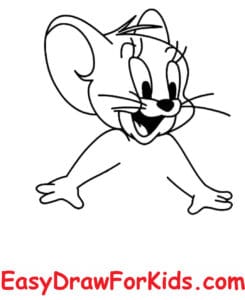 How To Draw Jerry Mouse - 7 Ways (With Pictures)