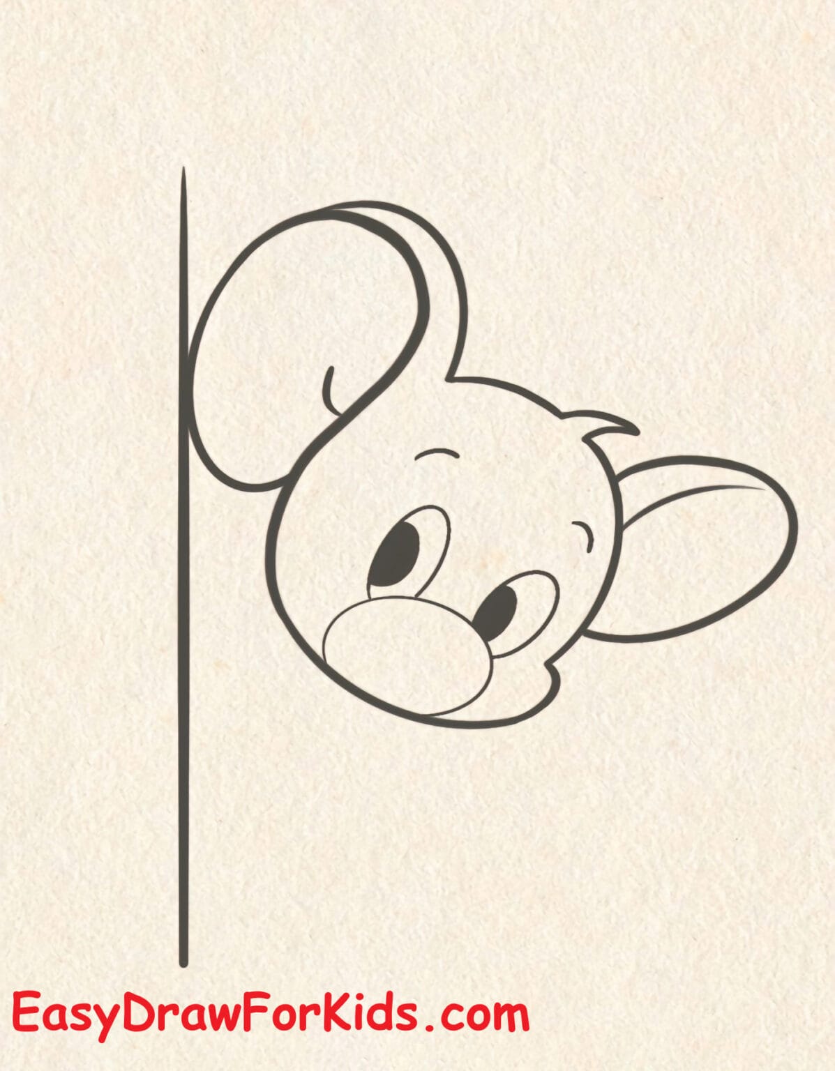 How To Draw Jerry Mouse - 7 Ways (With Pictures)