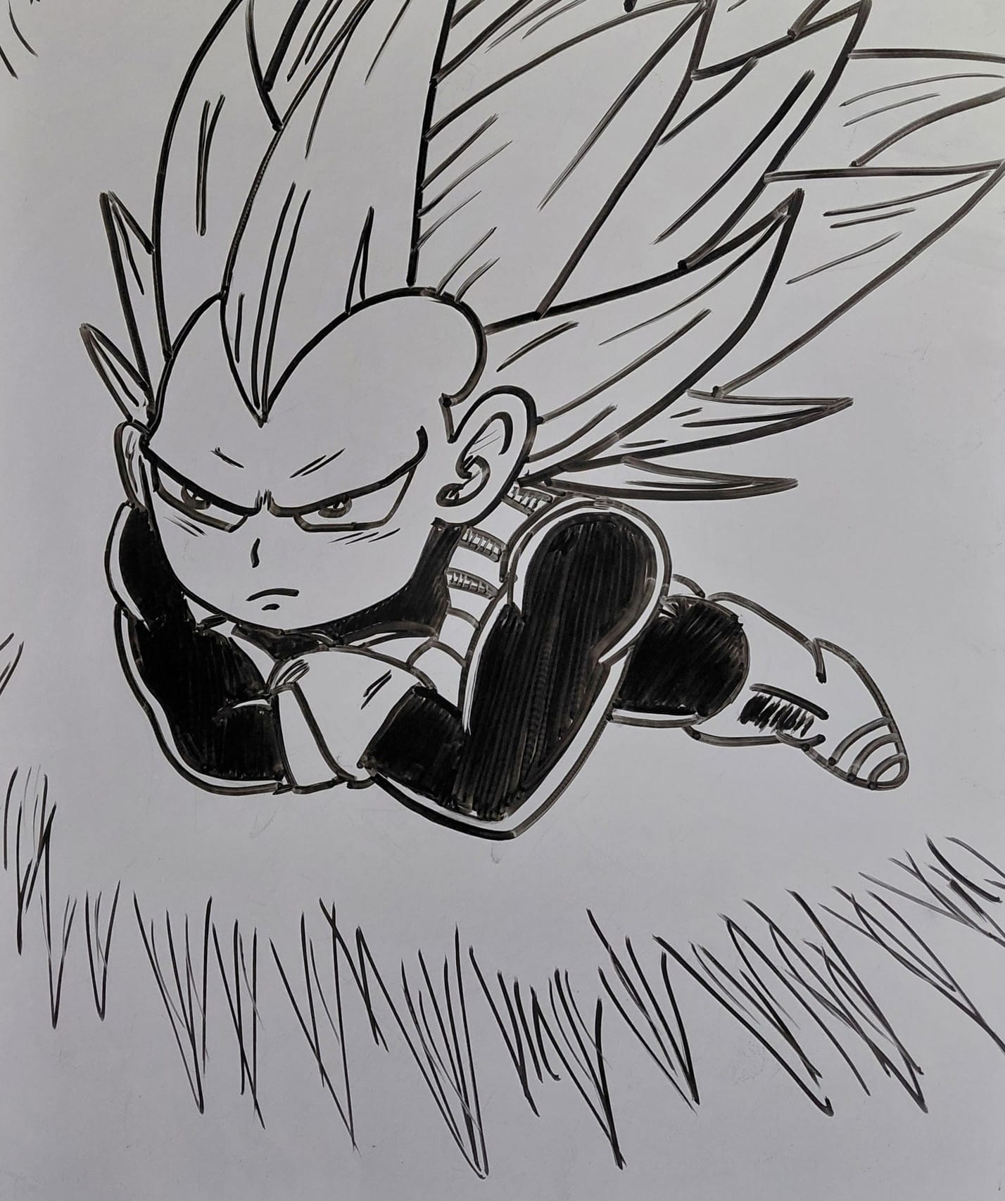 How To Draw Vegeta – 3 Ways (With Pictures)