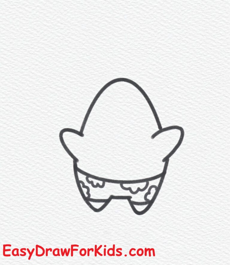 How To Draw Patrick Star From SpongeBob SquarePants - 7 Ways (With ...