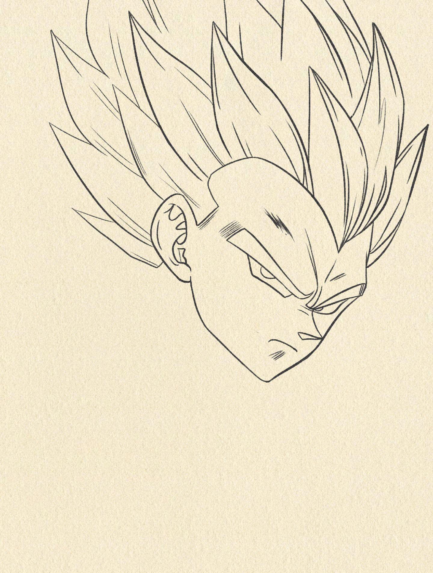 How To Draw Vegeta – 3 Ways (With Pictures)