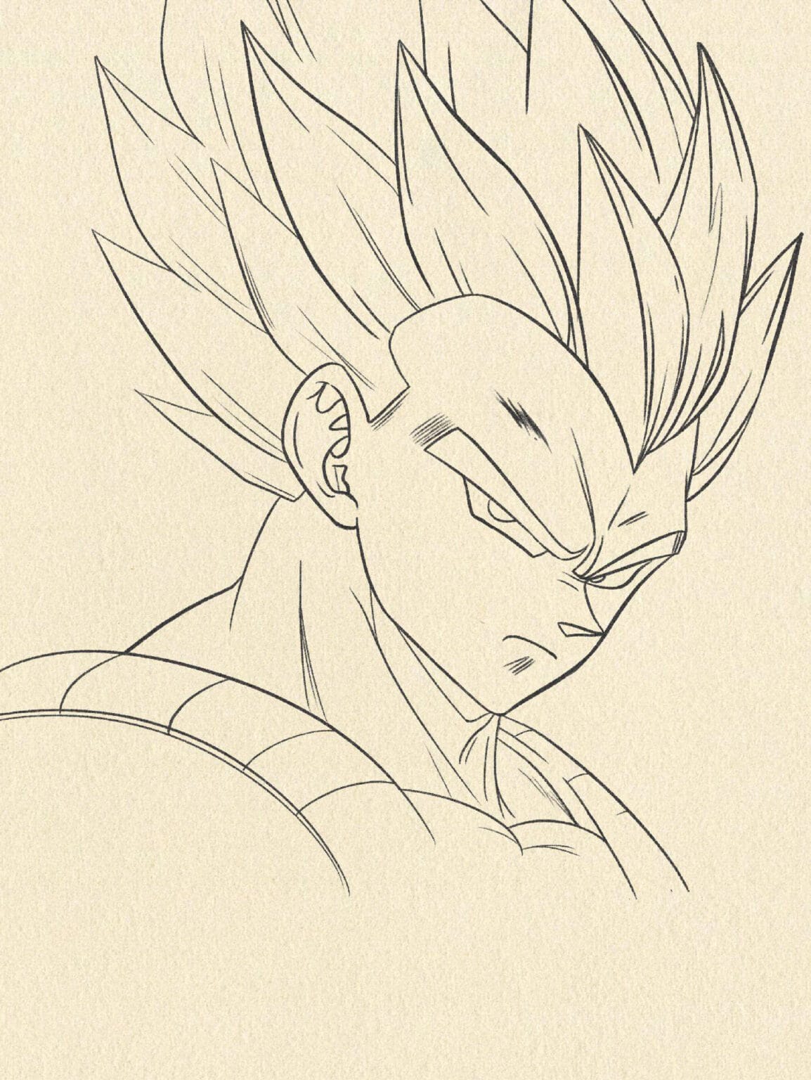 How To Draw Vegeta – 3 Ways (With Pictures)