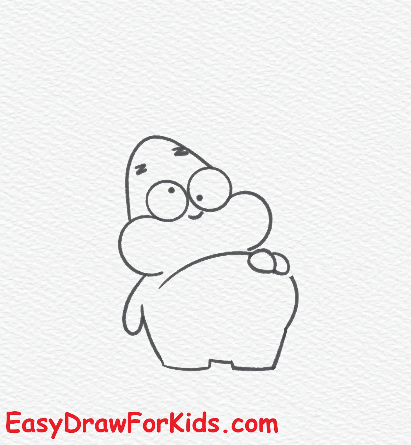 How To Draw Patrick Star From SpongeBob SquarePants - 7 Ways (With ...