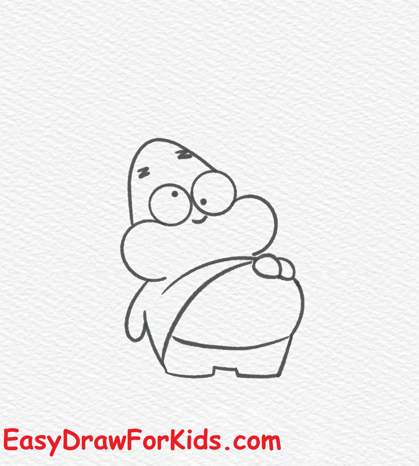 How To Draw Patrick Star From SpongeBob SquarePants - 7 Ways (With ...