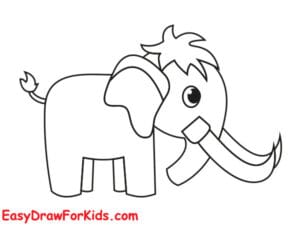 How To Draw A Mammoth - 2 Ways (With Pictures)