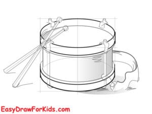 How To Draw A Drum - 3 Ways (With Pictures)