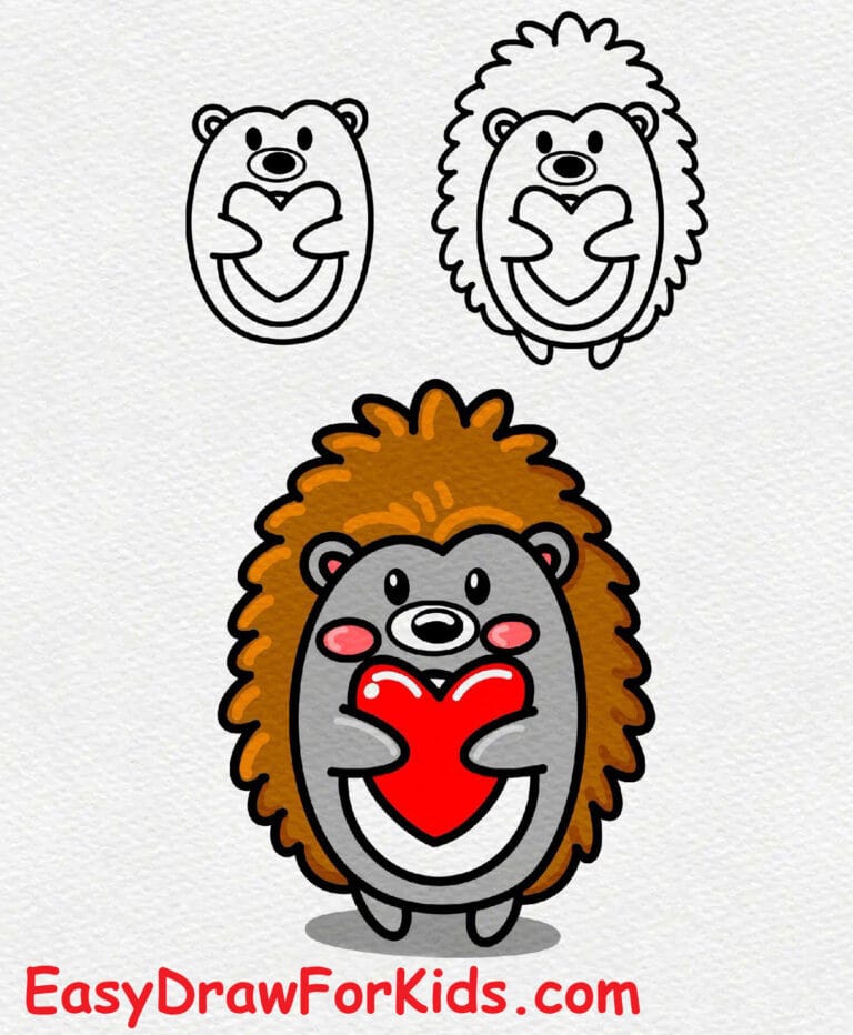 How To Draw A Hedgehog - 18 Ways (With Pictures)