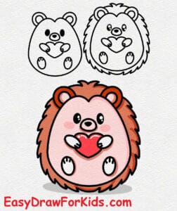 How To Draw A Hedgehog - 18 Ways (With Pictures)
