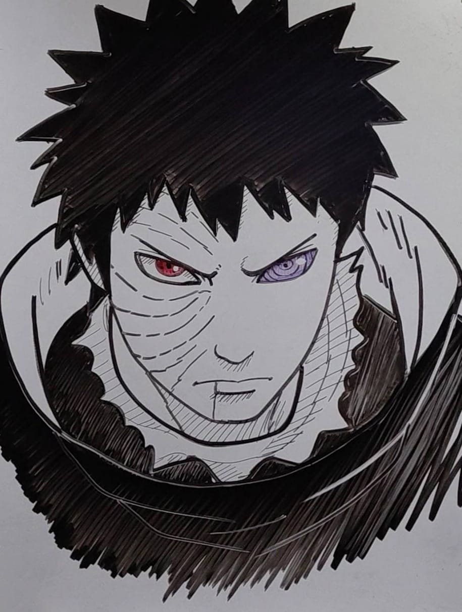 How To Draw Obito Uchiha From Naruto – 3 Ways (With Pictures)