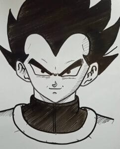 How To Draw Vegeta – 3 Ways (With Pictures)