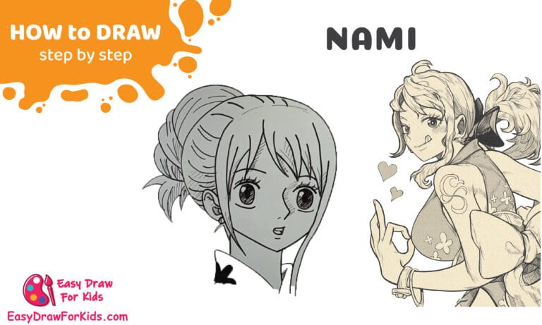 How To Draw Nami From One Piece – 2 Ways (With Pictures)
