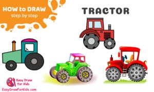How To Draw A Tractor - 4 Ways (With Pictures)