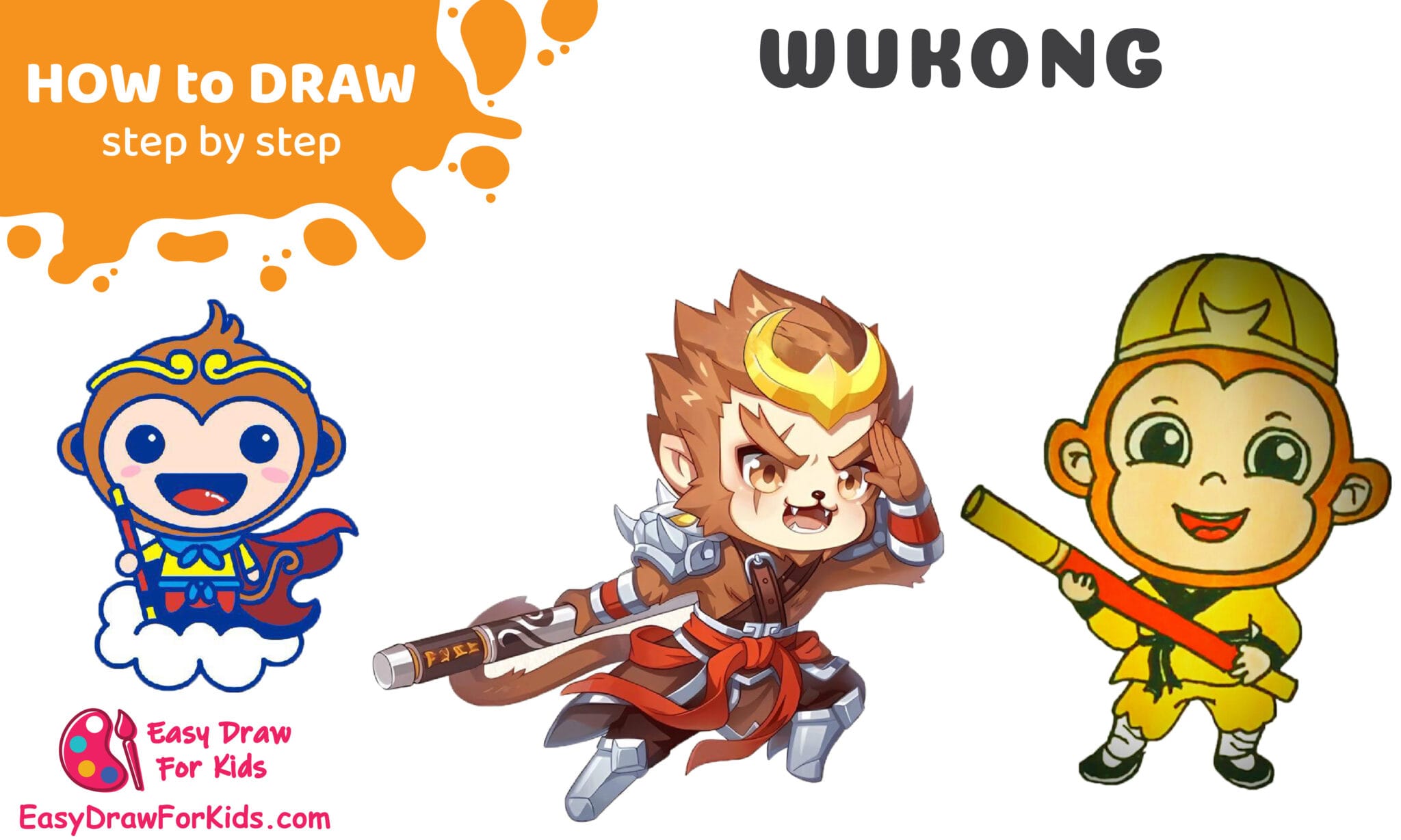 How To Draw Wukong - 4 Easy Methods For Beginners