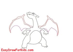 How To Draw Charizard From Pokemon - 2 Easy Methods For Beginners