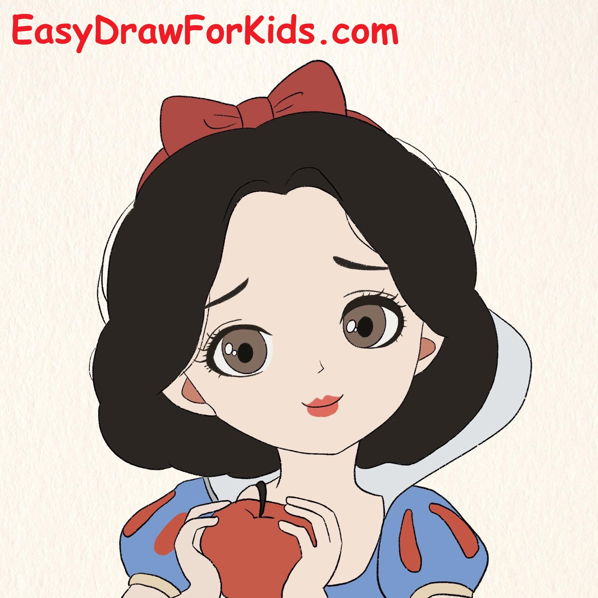 How To Draw Snow White Disney Princess - 3 Easy Methods For Beginners